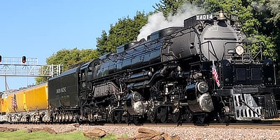Union Pacific Railroad Steam Engine Big Boy No. 4014, Heartland of America Tour, UP Heritage ...